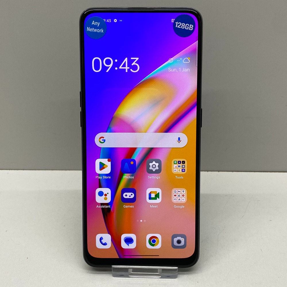 Used OPPO A94 5G 128GB unlocked Fluid black - Own4Less